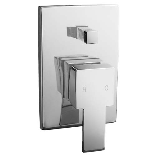 Cuba Deluxe Bath/Shower Div. Mixer CP - Ewing Industries