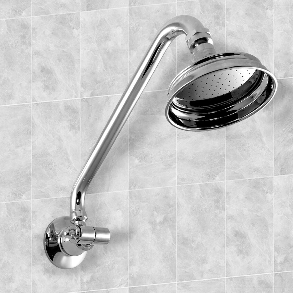 Pasadena Shower Rose - Sylva Chrome - Ewing Industries